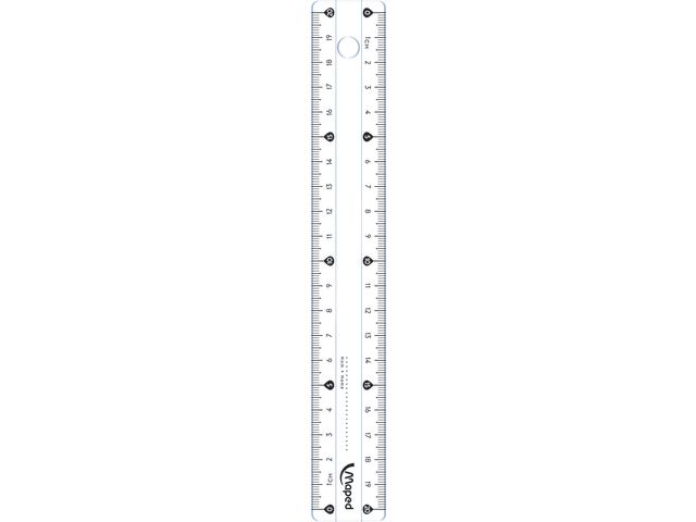 Kjøp Linjal MAPED plast 20 cm